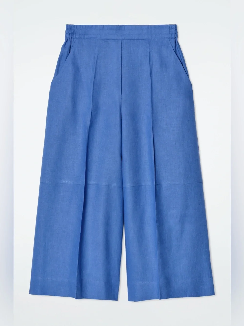 COS | Pants & Jumpsuits | Cos Linen Culottes Relaxed Elastic Waistband ...